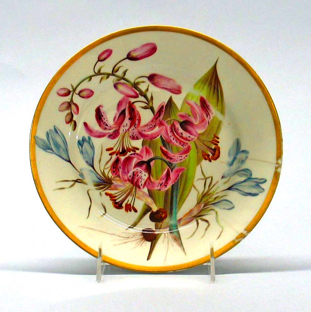 Derby Porcelain Plate | Art and Antiques Restoration and Conservation